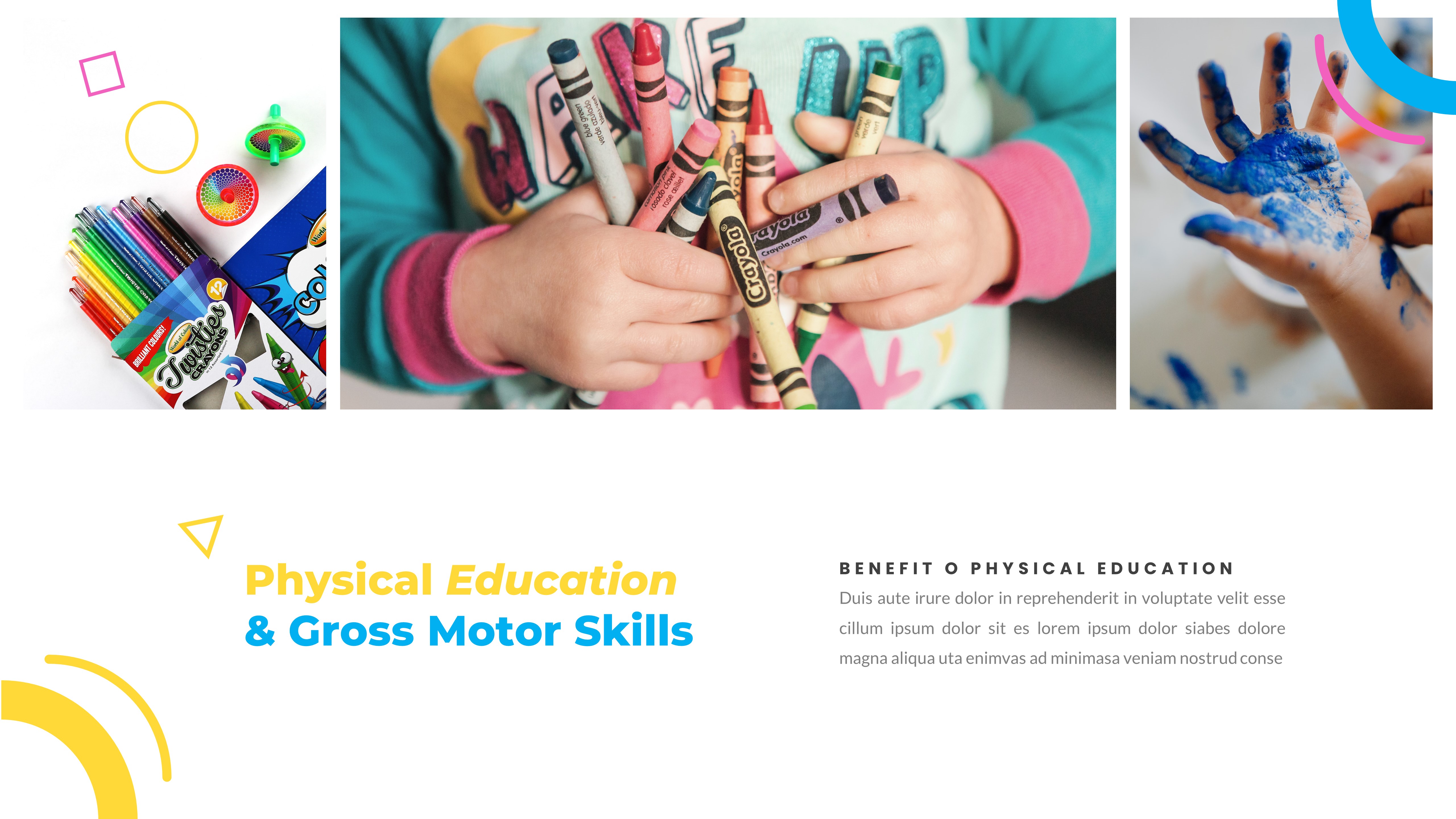 Kindergarten and preschool education Powerpoint Template, Presentation ...