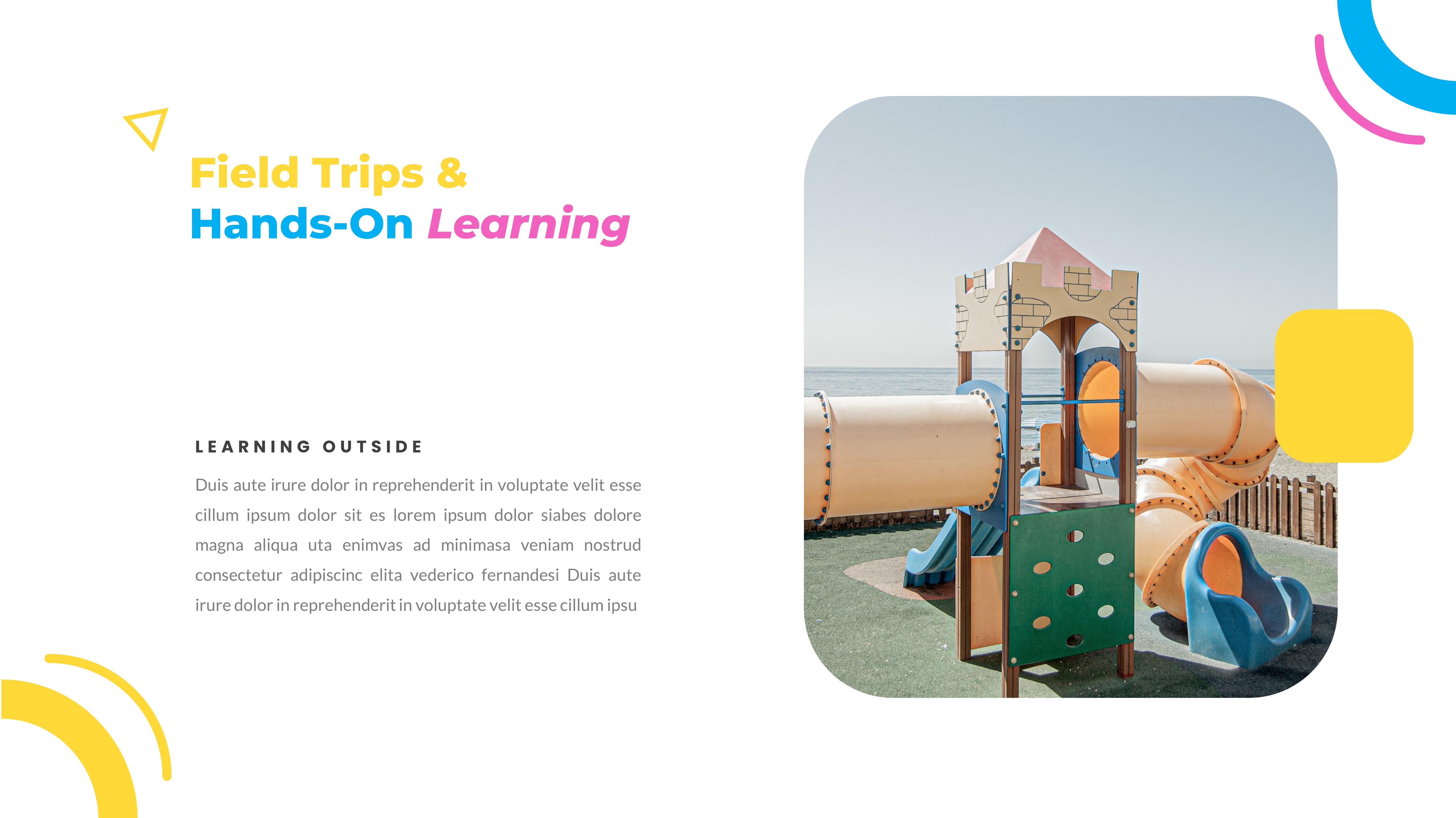Kindergarten and preschool education Powerpoint Template, Presentation ...