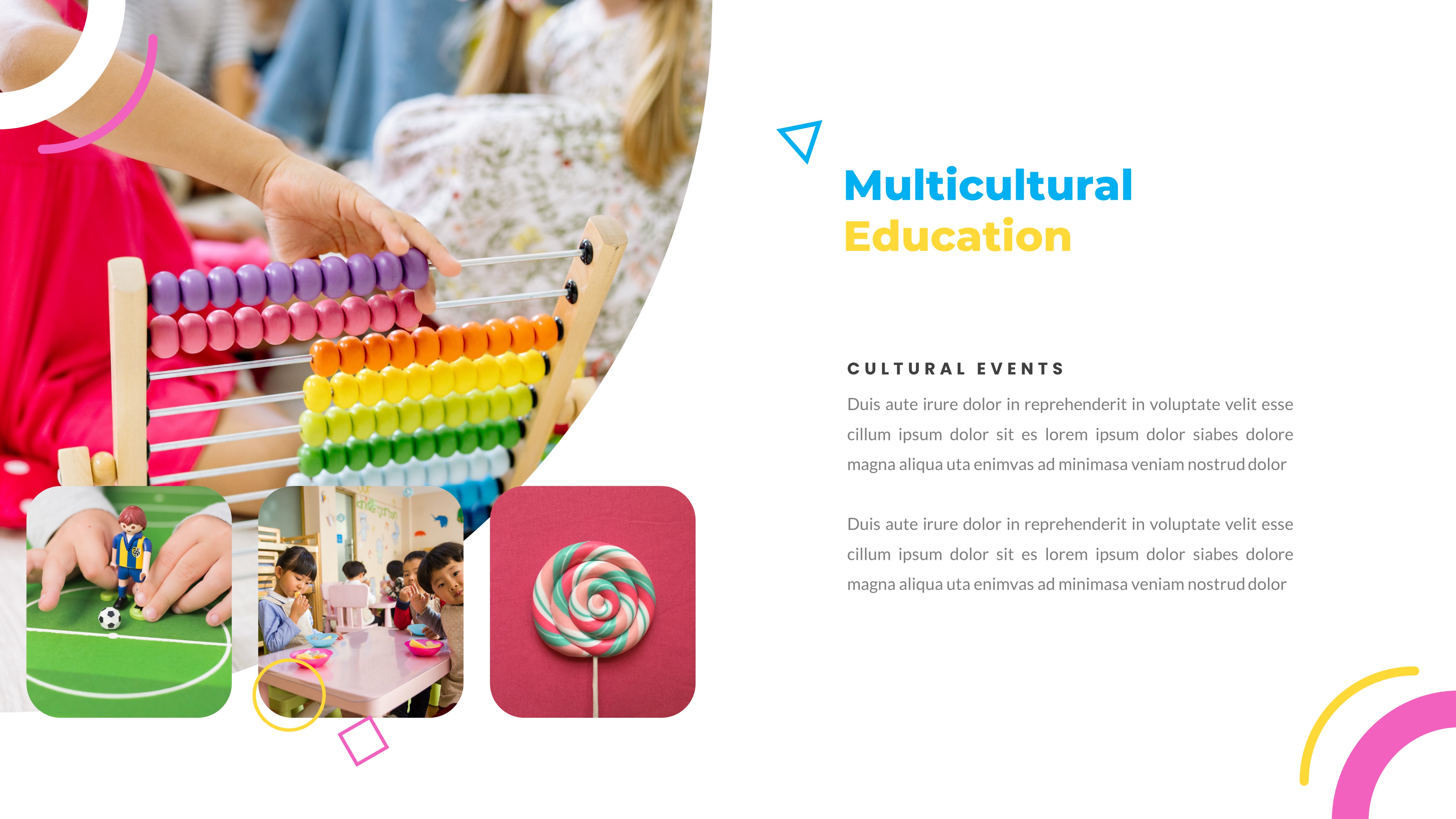 Kindergarten and preschool education Powerpoint Template, Presentation ...