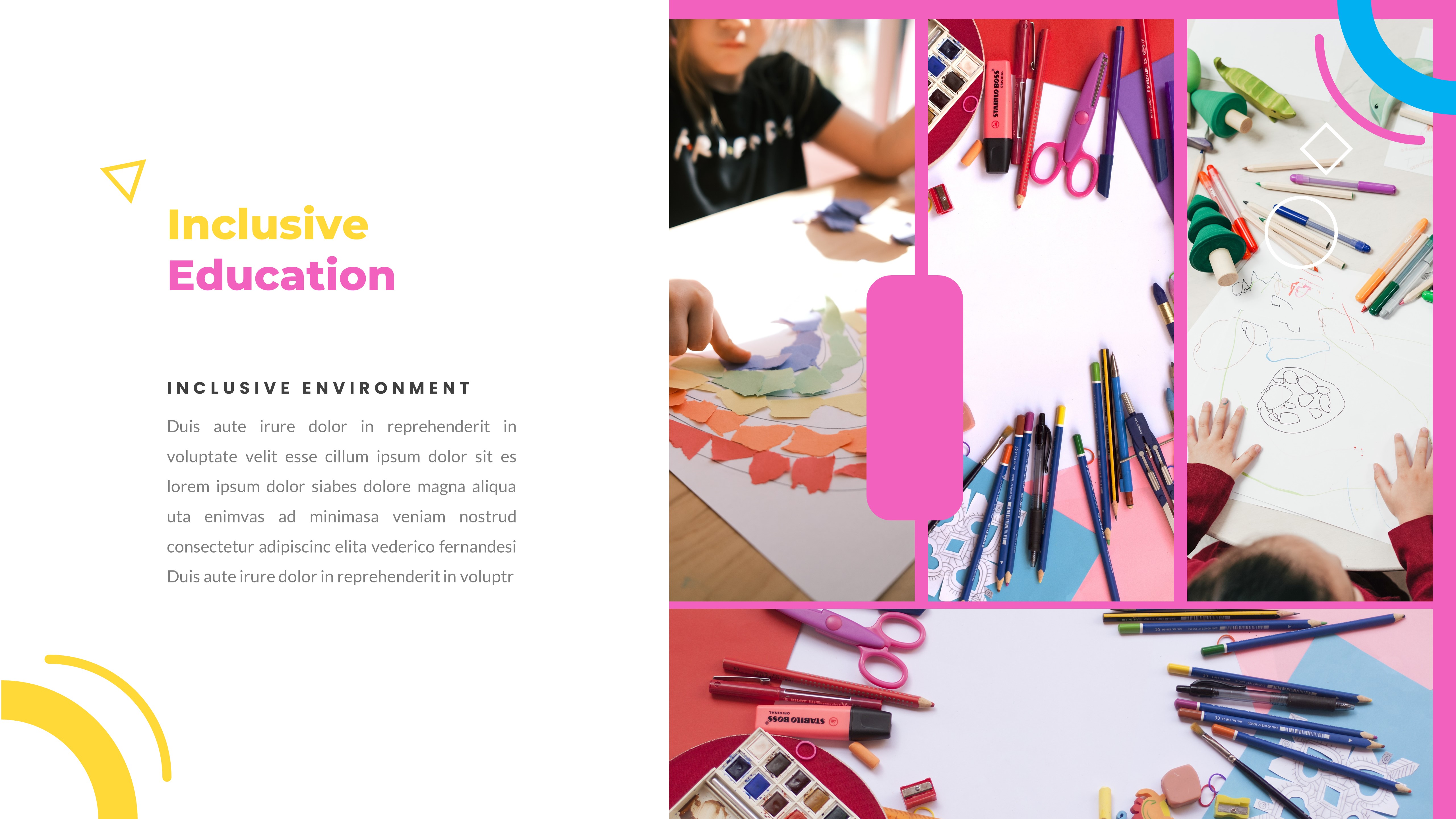 Kindergarten and preschool education Powerpoint Template, Presentation ...