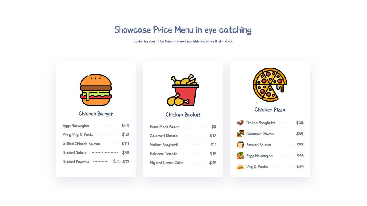 Restaurant Price Menu Addon For Elementor by BestWpDeveloper | CodeCanyon