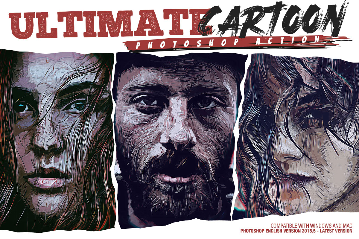 Ultimate Cartoon Photoshop Action by amorjesu | GraphicRiver