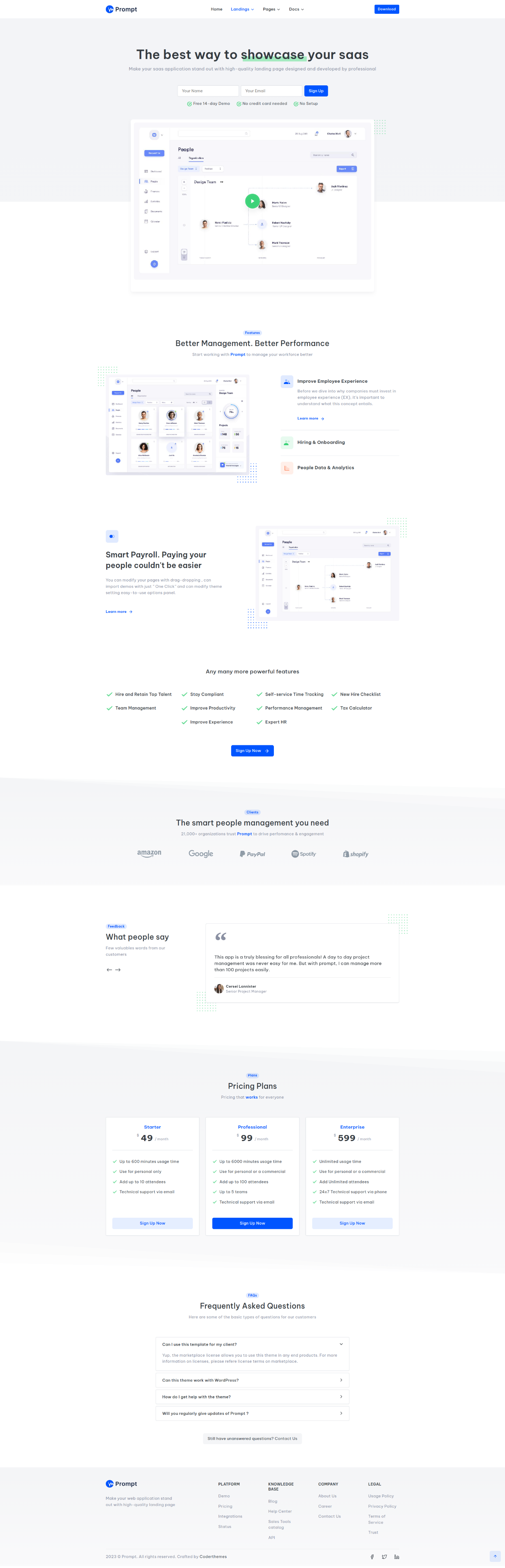 Prompt - Figma Landing UI Kit by coderthemes | ThemeForest