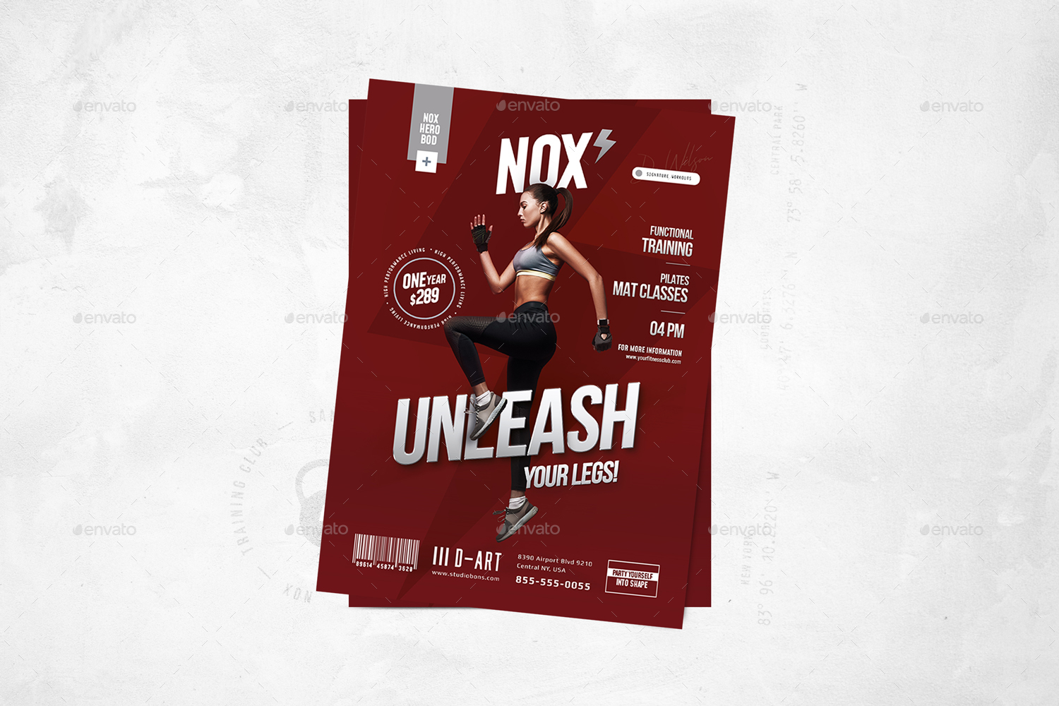 Fitness Flyer, Print Templates | GraphicRiver