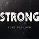 Strong - Typeface Logo Font, Fonts | GraphicRiver