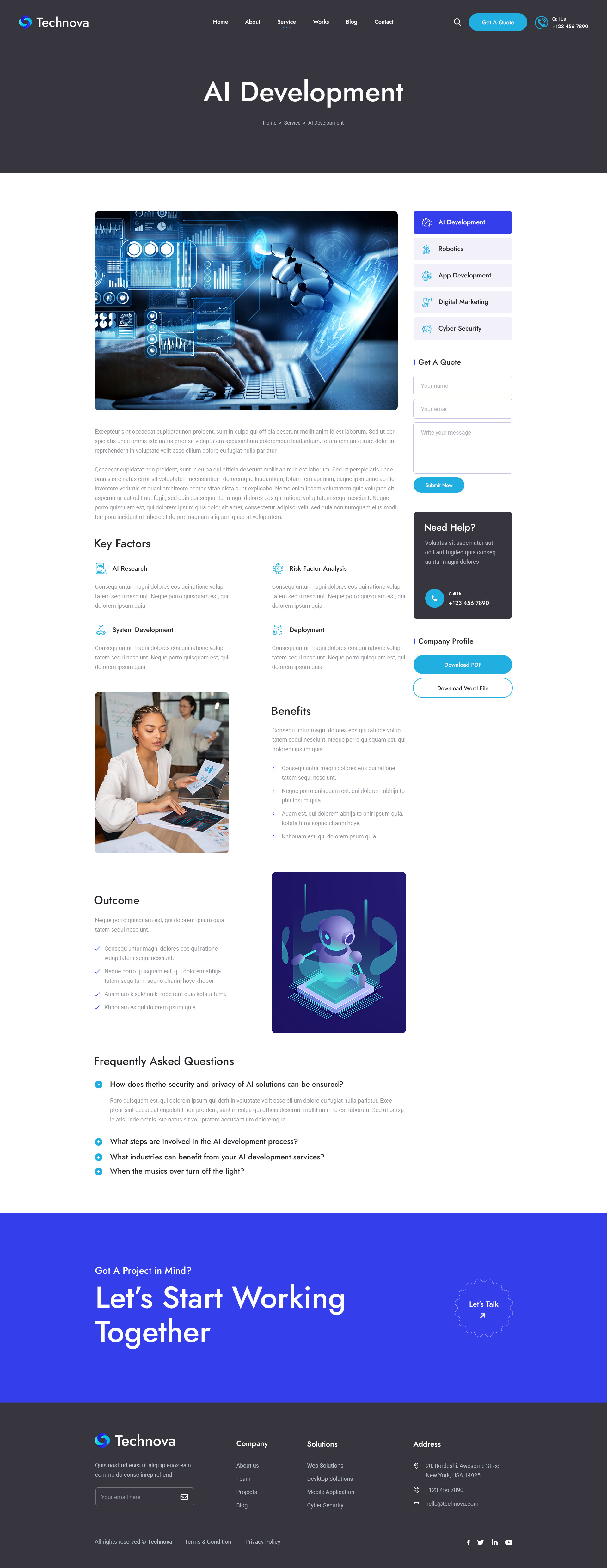 Technova - IT Startup & Agency PSD Template by wpmessiah | ThemeForest