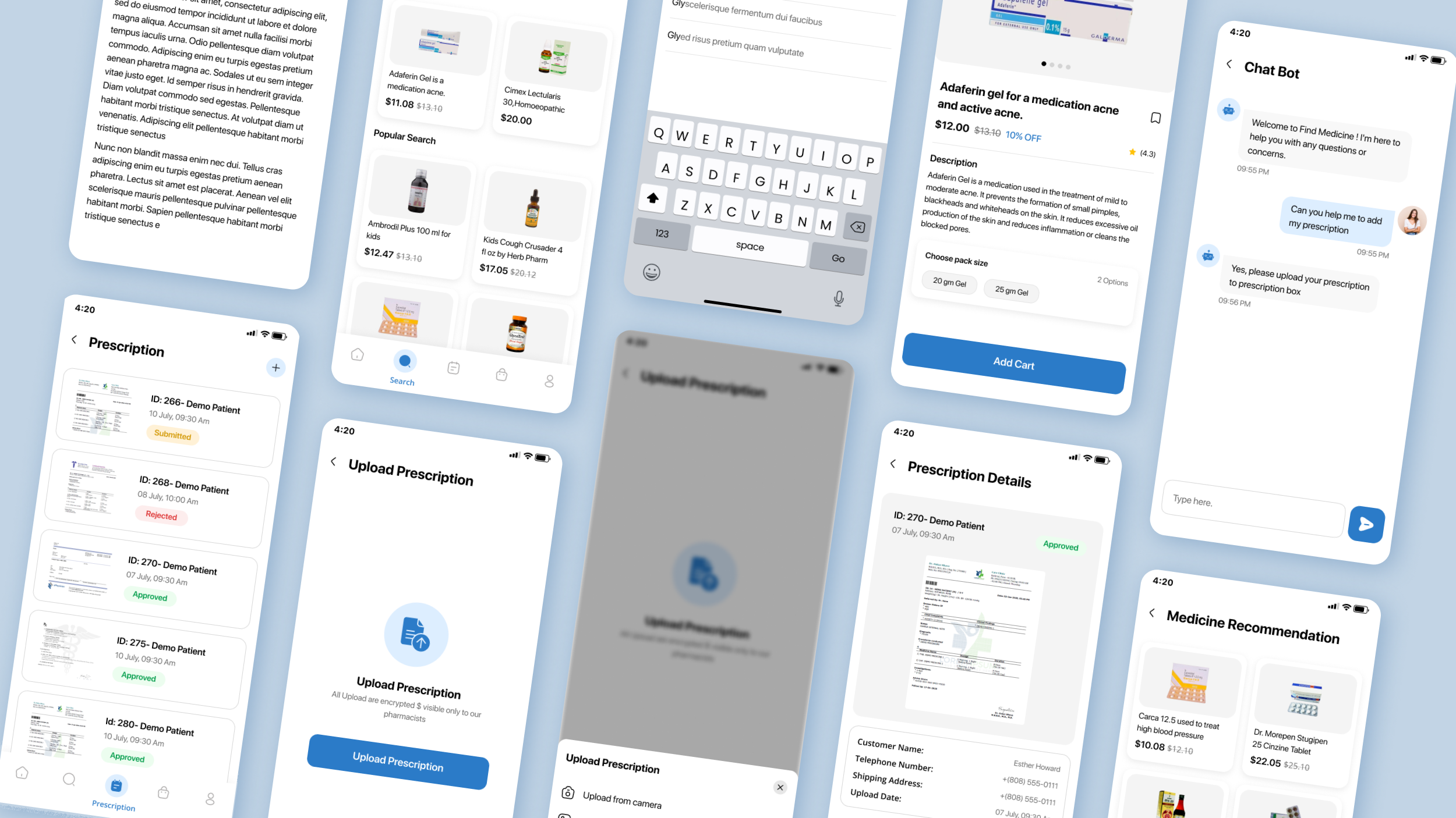 MedLocator UI Template: find medicine app in Flutter(Android, iOS) App ...