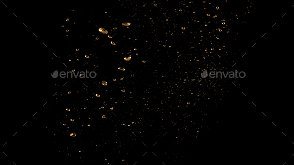 Blurry images of soda bubbles splashing in black background Stock Photo by gnepphoto