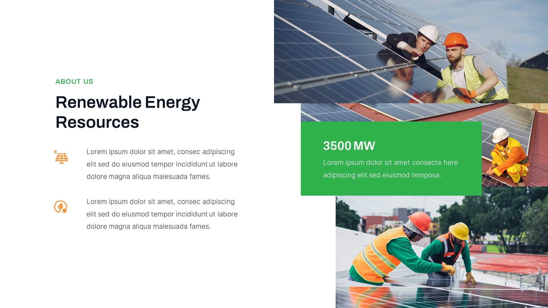 Solaris - Renewable Energy Google Slides Template, Presentation Templates