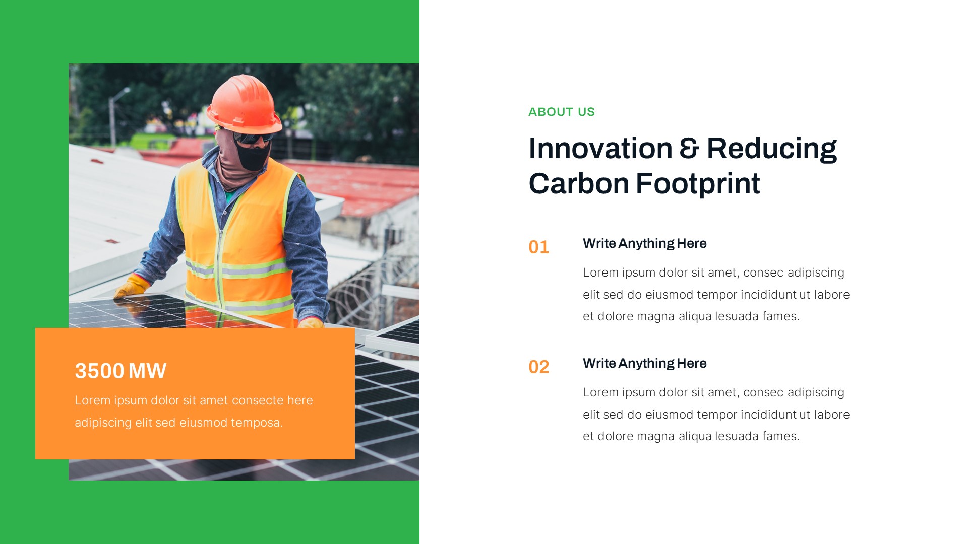 Solaris - Renewable Energy Google Slides Template, Presentation Templates