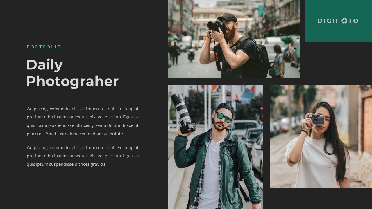 Digifoto-Photography PowerPoint Template, Presentation Templates ...