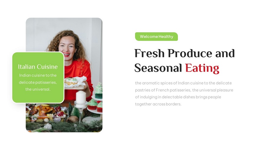 Healthy Food Powerpoint Template, Presentation Templates | GraphicRiver