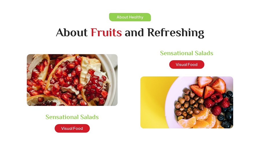 Healthy Food Powerpoint Template, Presentation Templates | GraphicRiver