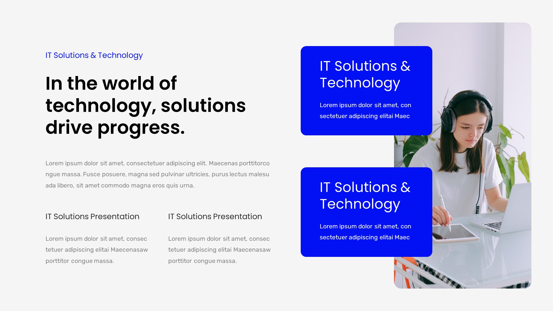 Presty - IT Solution and Technology Powerpoint Template, Presentation ...