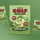 Retro Golf Tournament Flyer Set, Print Templates | GraphicRiver