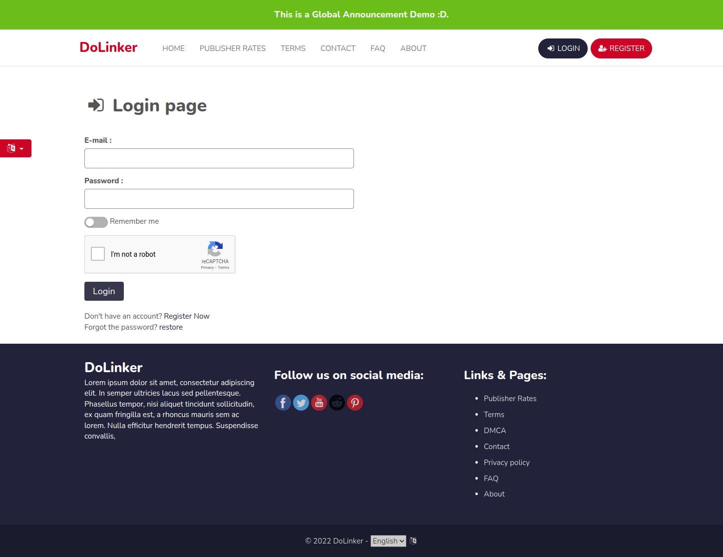DoLinker - Ultimate URL Shortener Platform (SaaS). by MR_MED | CodeCanyon