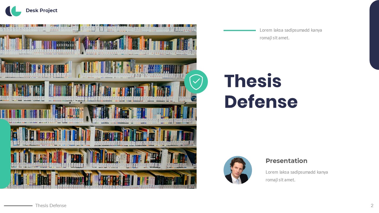 Thesis Defense - Professional Research Presentation Google Slides ...