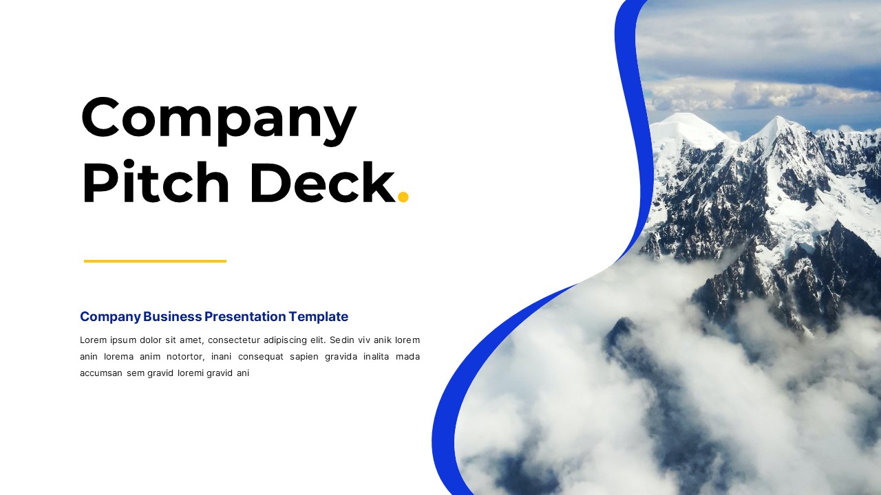 Company Pitch Deck Powerpoint, Presentation Templates | GraphicRiver
