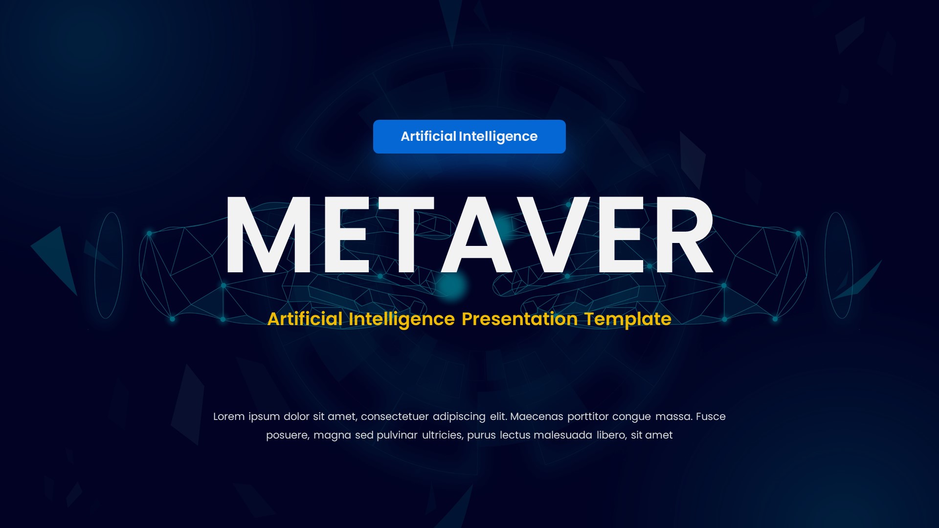 Metaver - Artificial Intelligence Powerpoint Template, Presentation ...