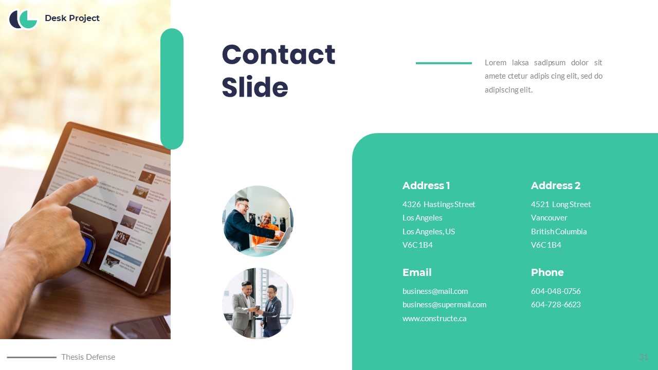 Thesis Defense - Professional Research Presentation Keynote Template ...