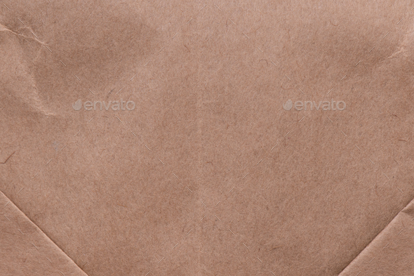 Recyclable brown natural wrapping paper Texture background. Stock Photo ...
