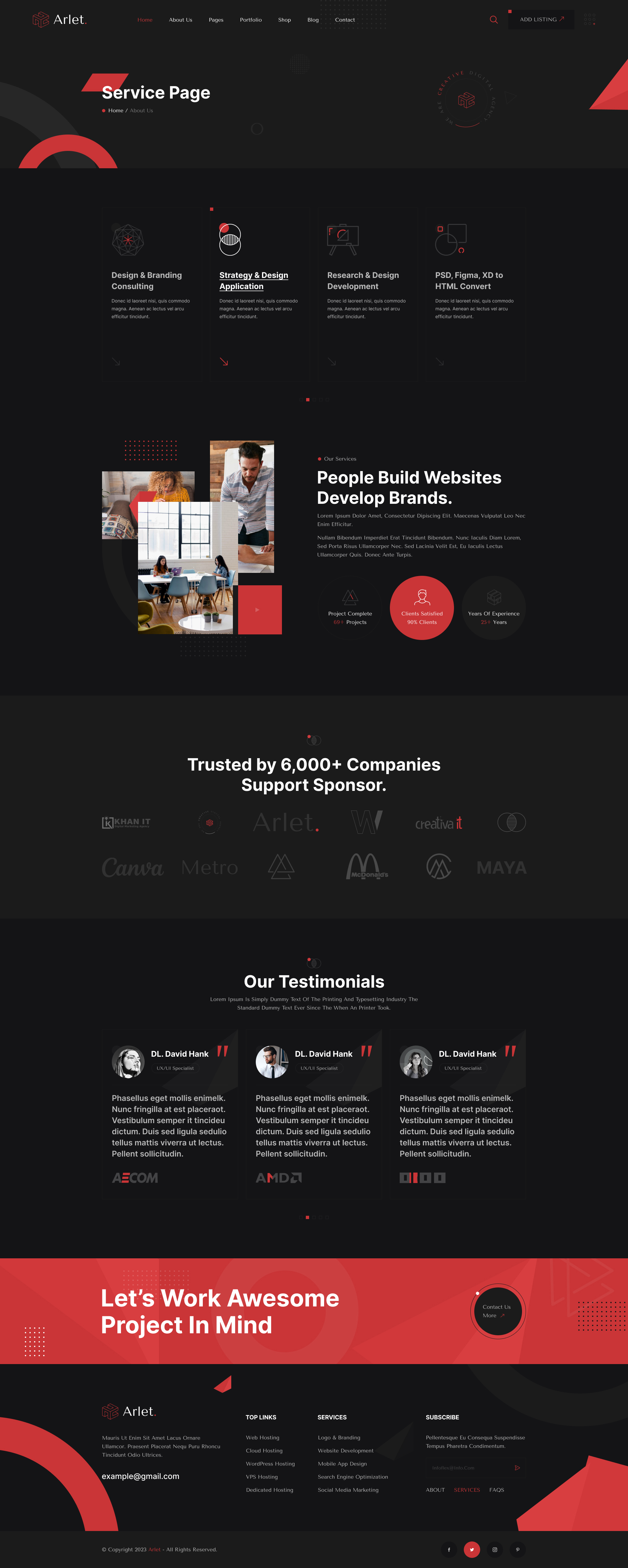 Arlet - Creative Agency Figma Template by creativemela | ThemeForest