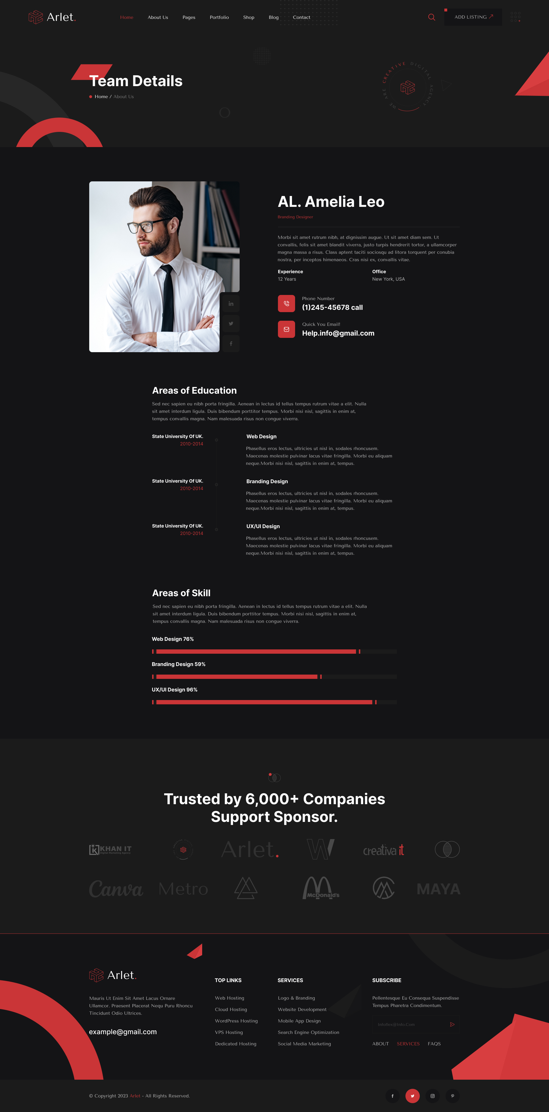 Arlet - Creative Agency Figma Template by creativemela | ThemeForest