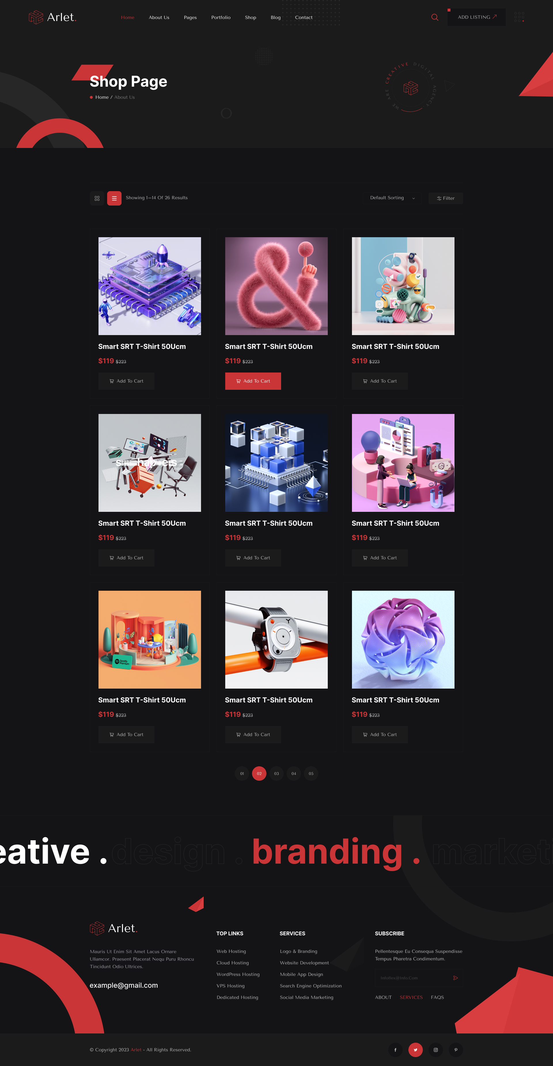 Arlet - Creative Agency Figma Template by creativemela | ThemeForest