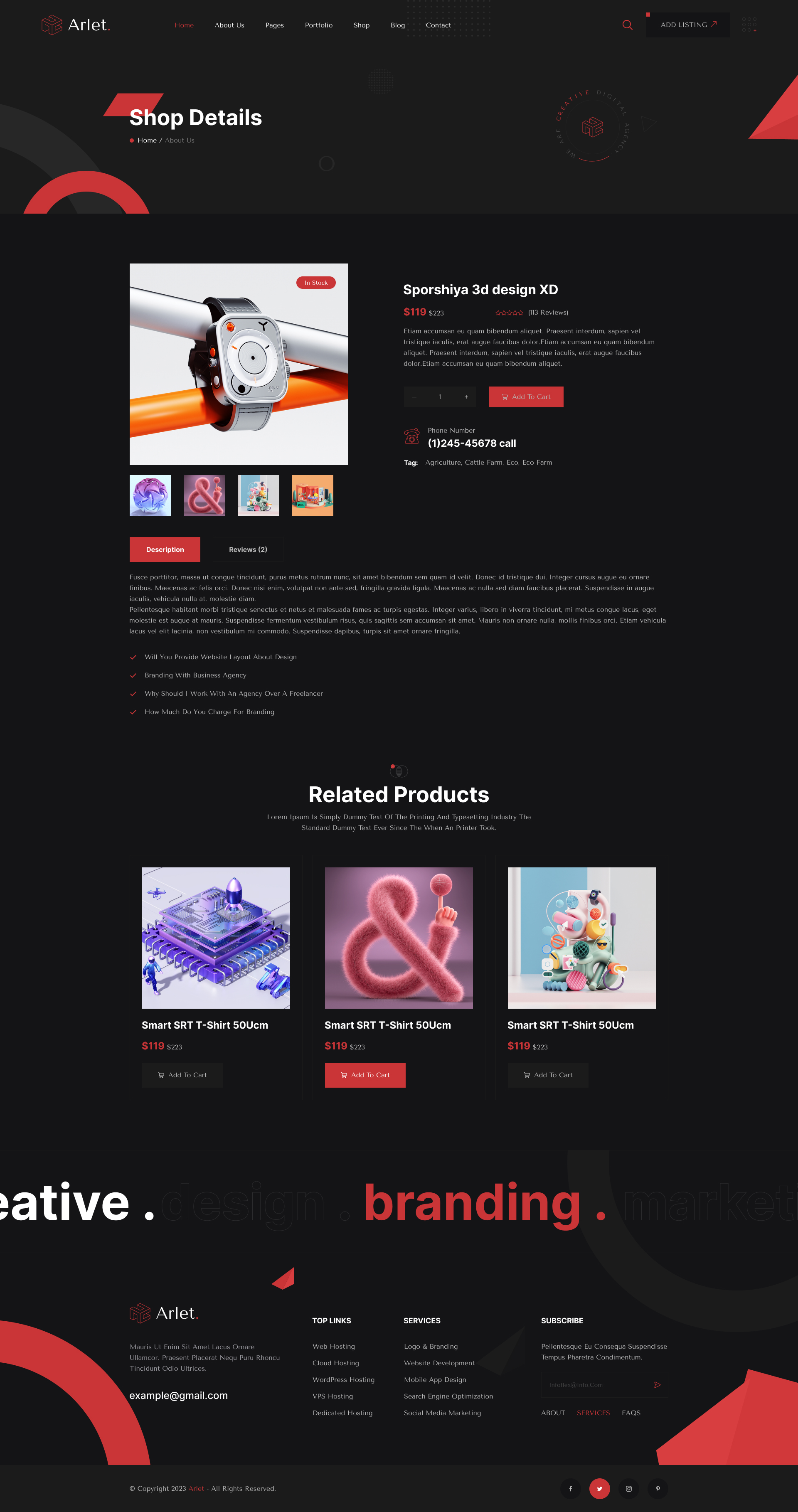 Arlet - Creative Agency Figma Template by creativemela | ThemeForest