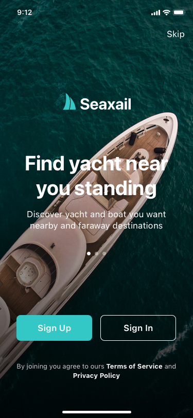 Seaxail - Figma Yacht & Boat Rental App by arthgoods | ThemeForest