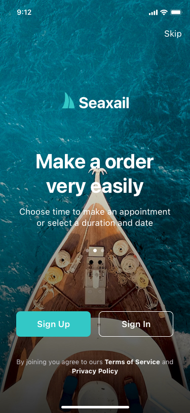Seaxail - Figma Yacht & Boat Rental App by arthgoods | ThemeForest