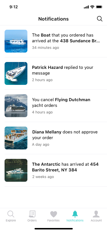 Seaxail - Figma Yacht & Boat Rental App by arthgoods | ThemeForest