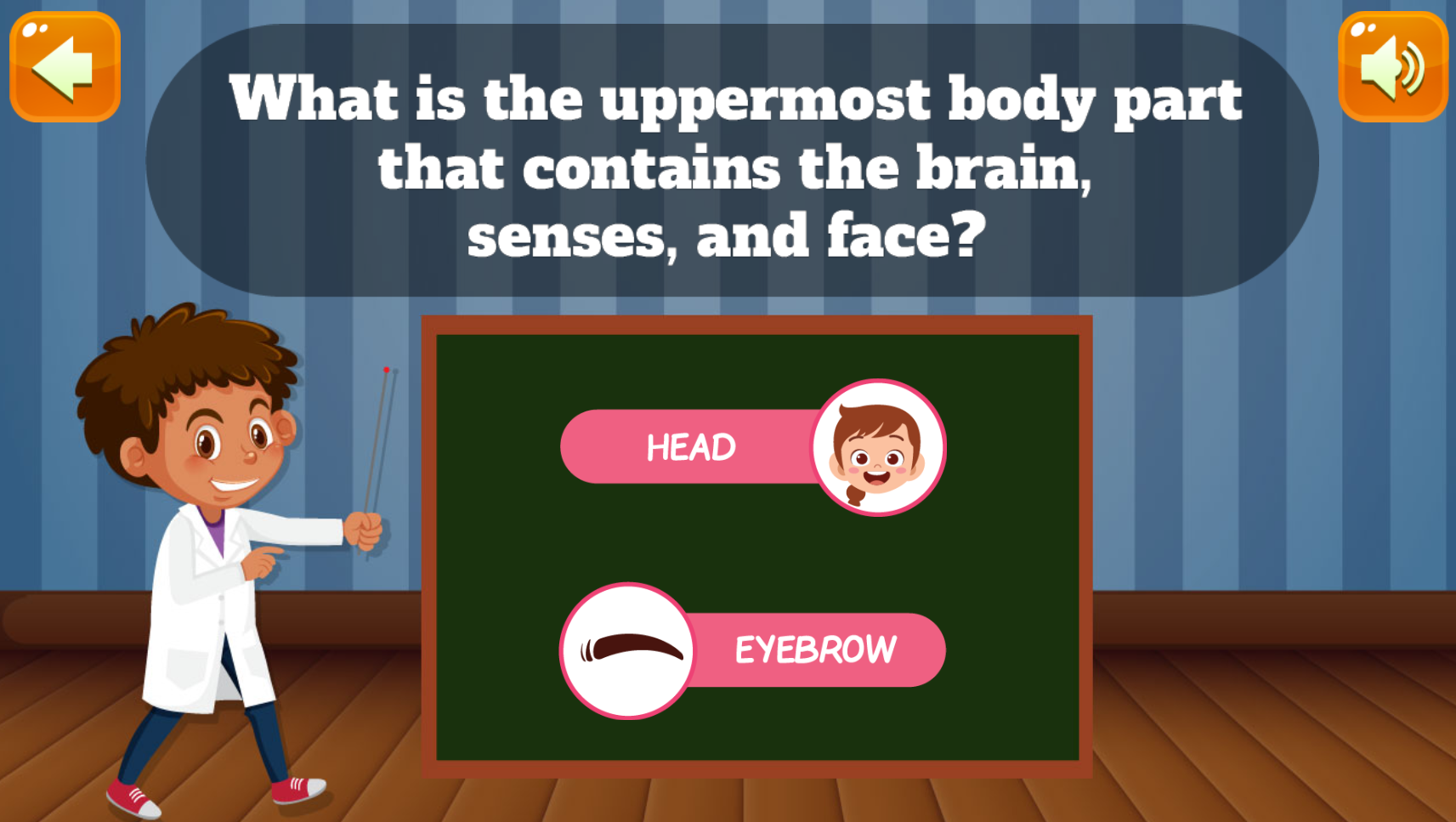 Kids Anatomy Game - Educational Game - HTML5, Construct 3 by naptechlabsltd