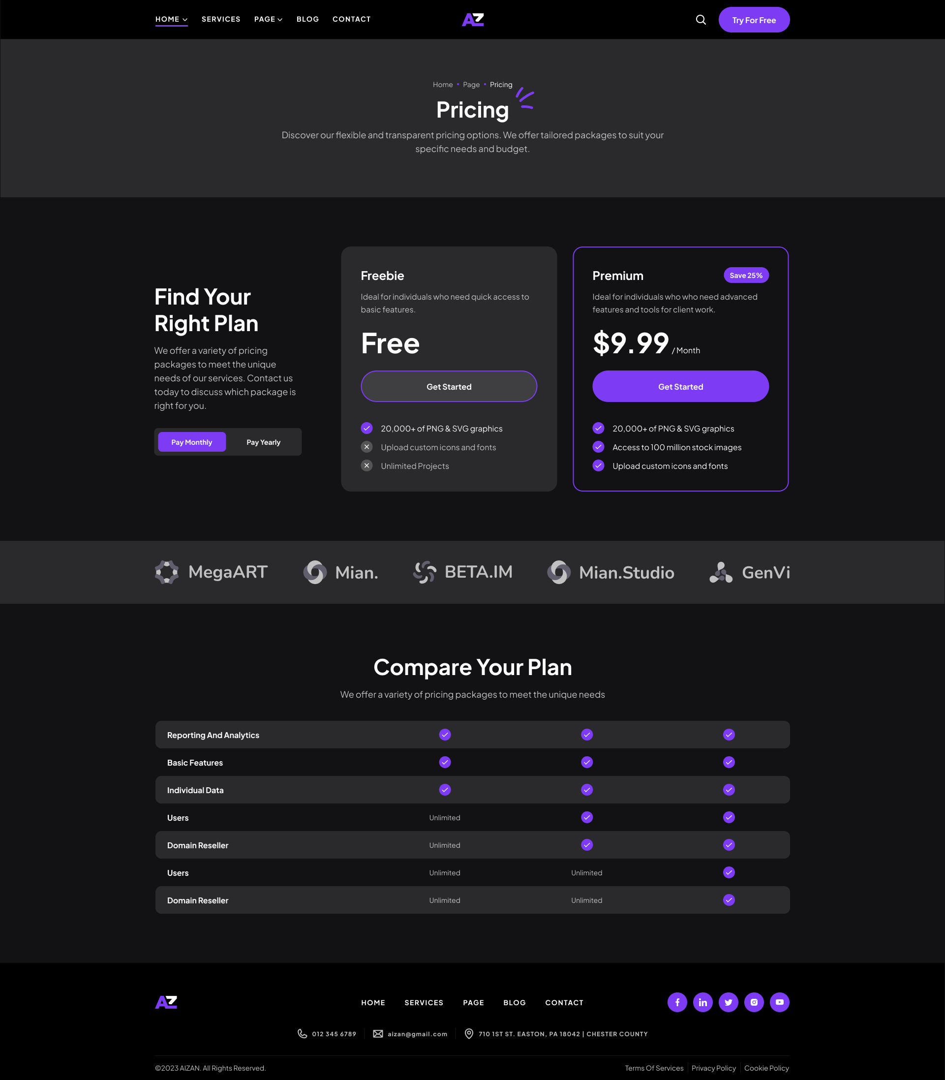 Aizan - Artificial Neural Network AI Figma Template by Avitex | ThemeForest