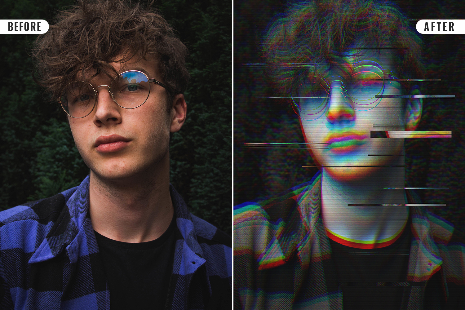 Glitch Photo Effect, Add-ons | GraphicRiver