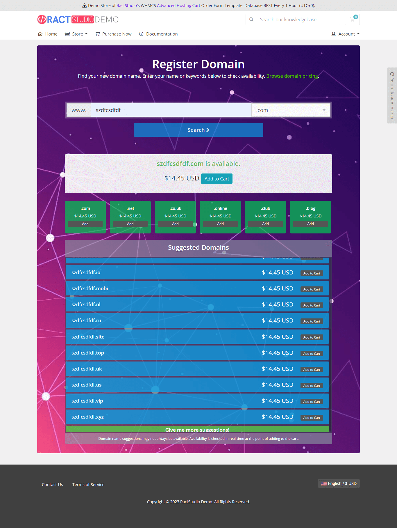 Advanced Hosting Cart - WHMCS Order Form Template - One Page Review ...
