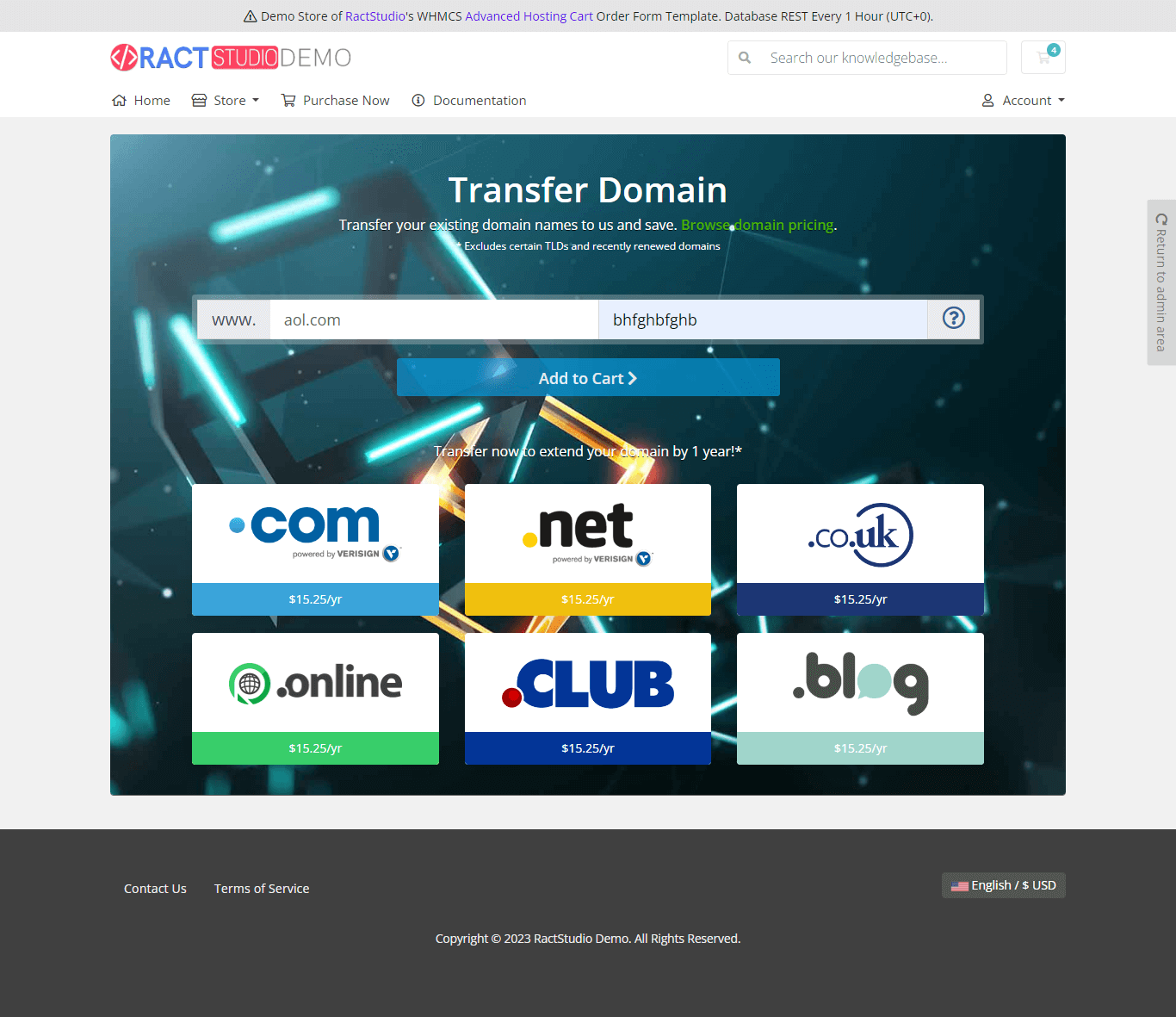 Advanced Hosting Cart - WHMCS Order Form Template - One Page Review ...