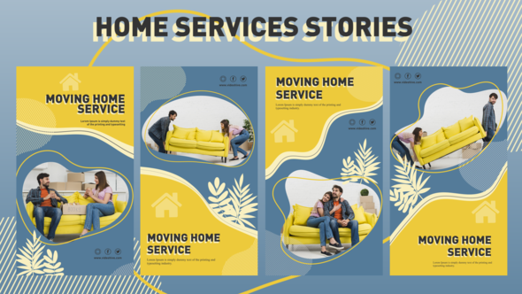 Home Services Stories, After Effects Project Files | VideoHive