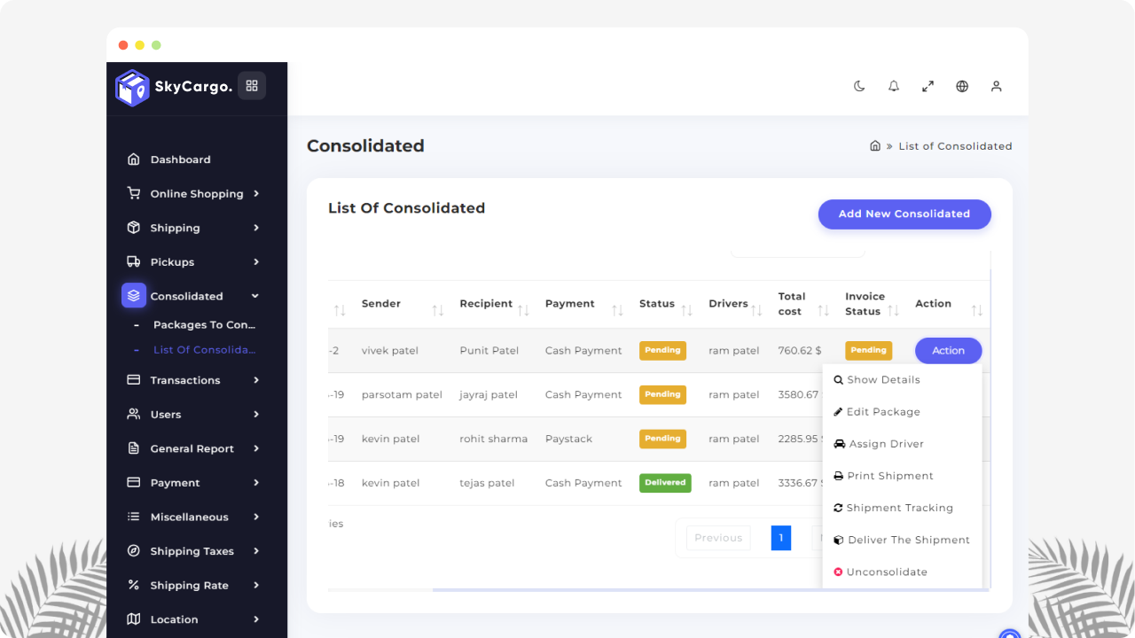SkyCargo: An Integrated Transportation System for Freight Shipping ...