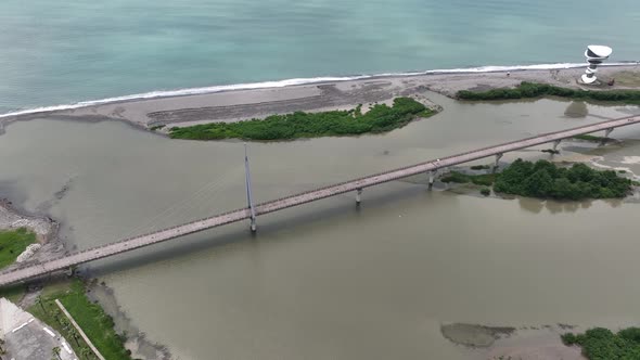 Anaklia, Georgia - July 16 2022: Aerial view of Anaklia-Ganmuhkuri ...