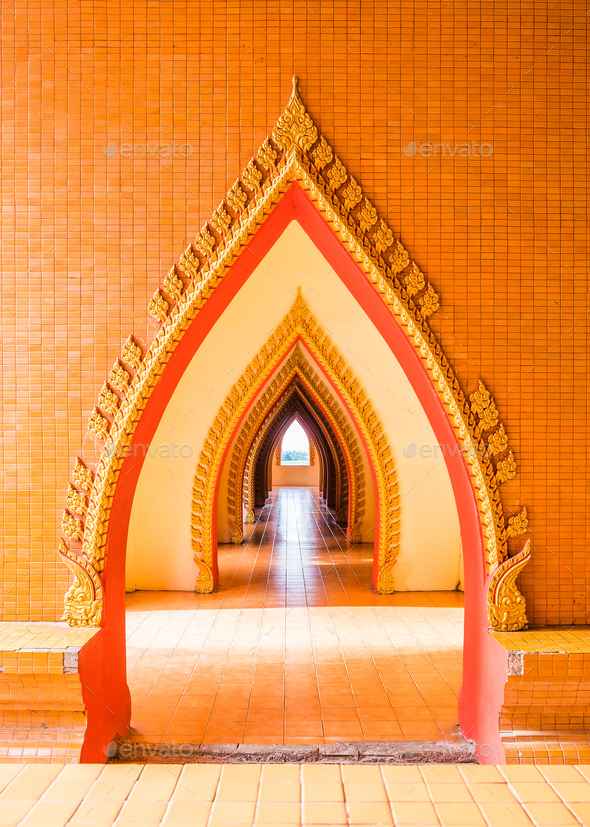 Arch pathway in pagoda Stock Photo by Mumemories | PhotoDune