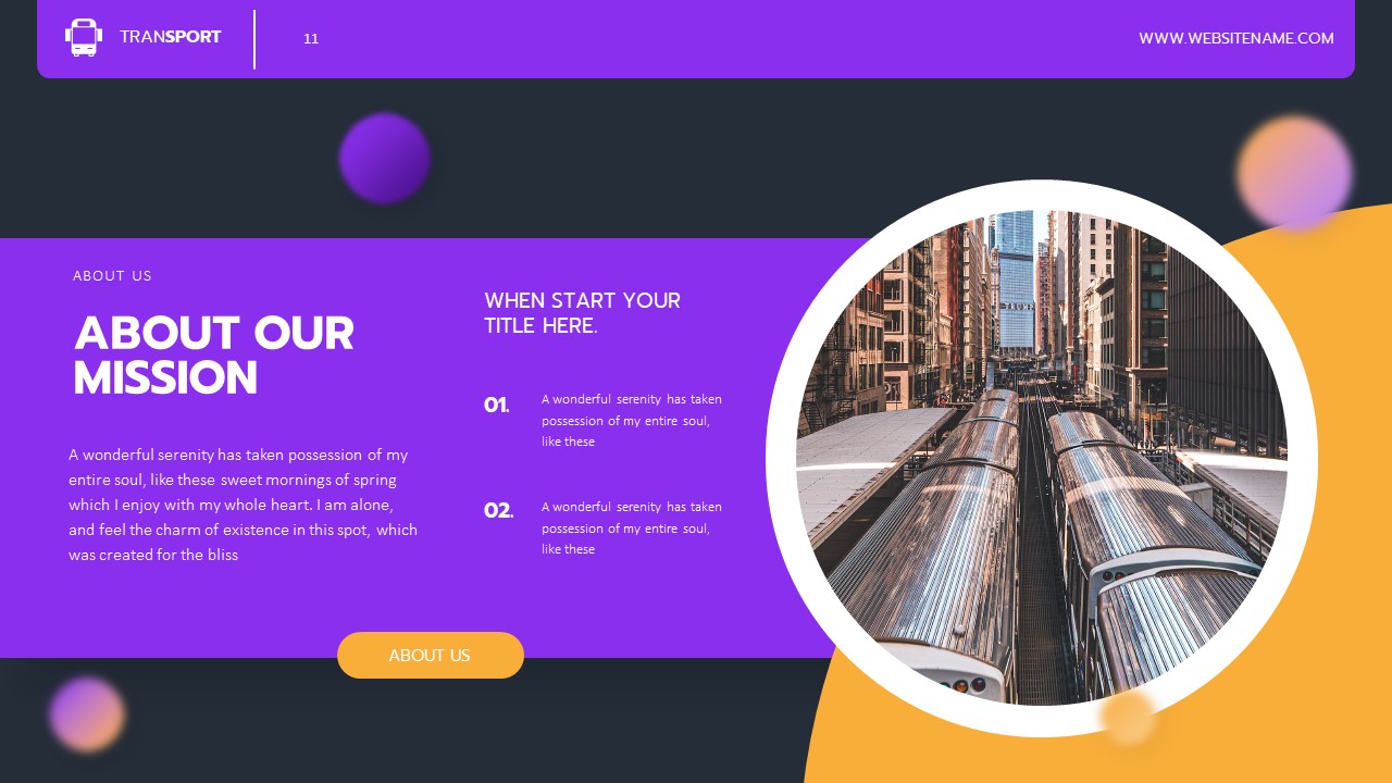 Transport PowerPoint Presentation, Presentation Templates | GraphicRiver