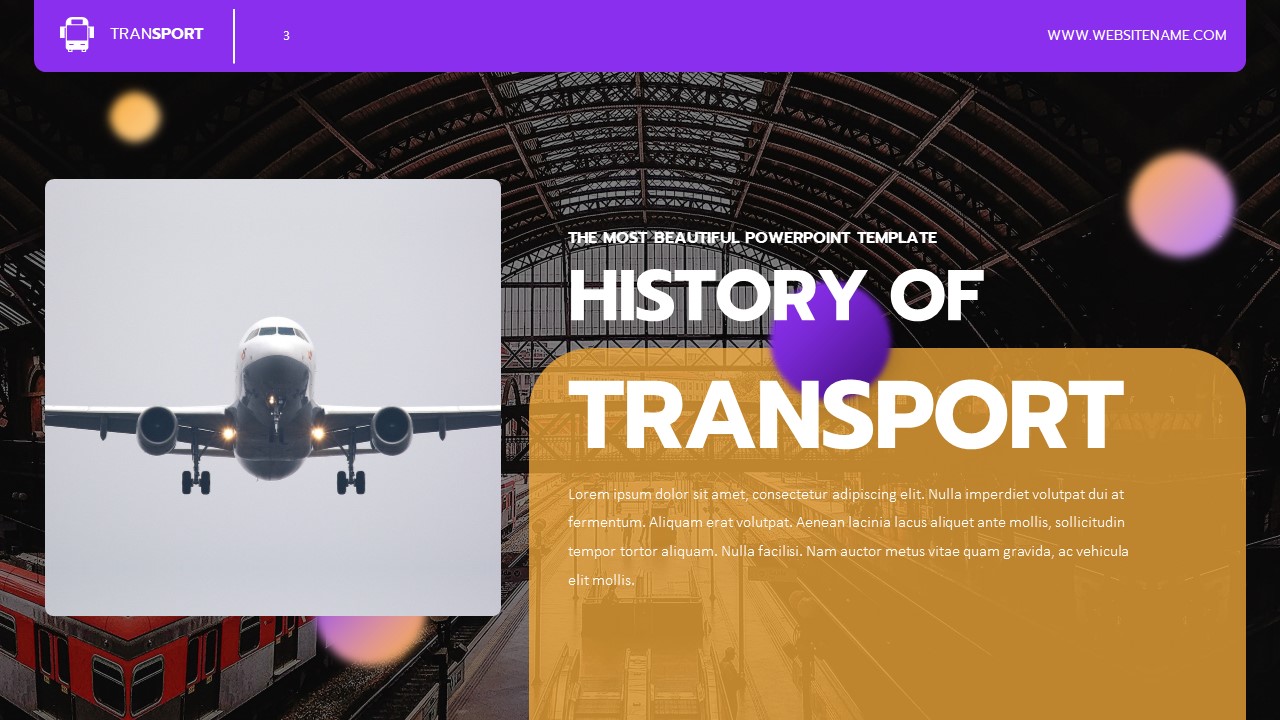 Transport PowerPoint Presentation, Presentation Templates | GraphicRiver