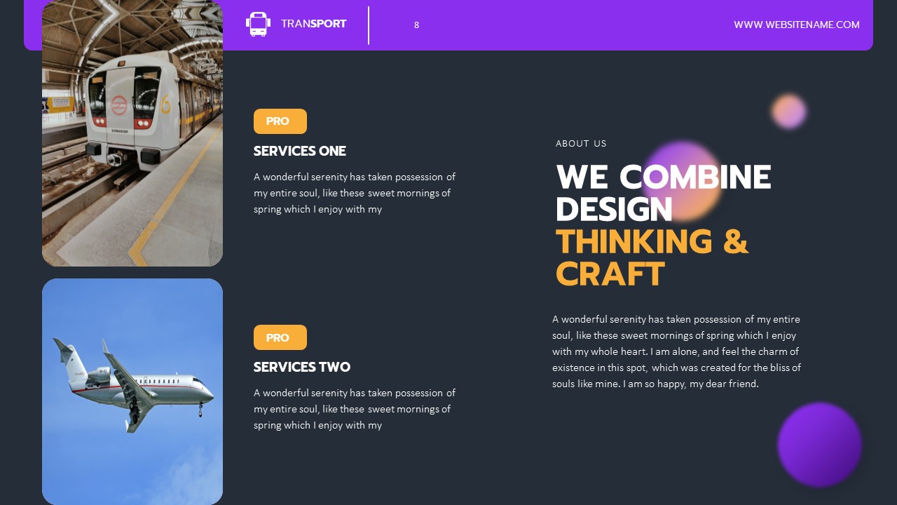 Transport PowerPoint Presentation, Presentation Templates | GraphicRiver