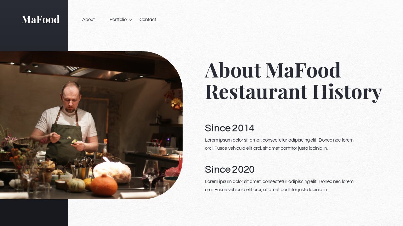 MaFood - Luxury Food Restaurant Presentation Template, Presentation ...