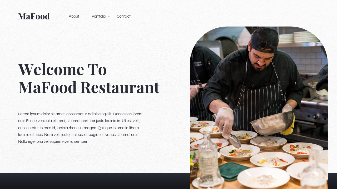 MaFood - Luxury Food Restaurant Presentation Template, Presentation ...