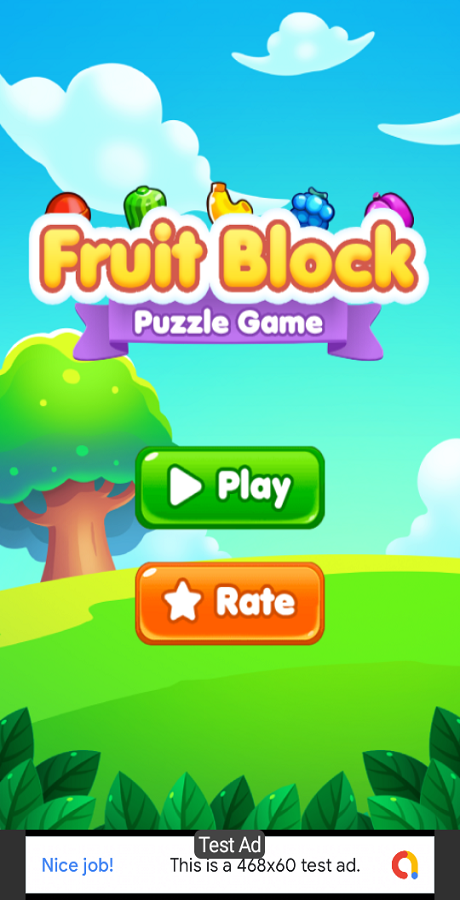 Fruit Block - Puzzle Game Android Studio Project with AdMob Ads + Ready ...