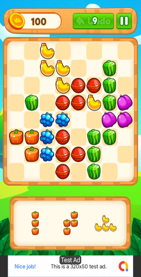 Fruit Block - Puzzle Game Android Studio Project with AdMob Ads + Ready ...