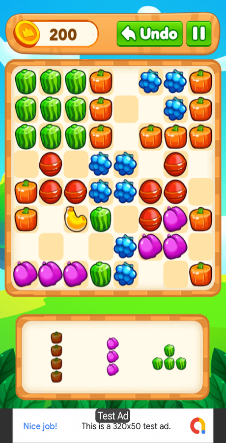 Fruit Block - Puzzle Game Android Studio Project with AdMob Ads + Ready ...