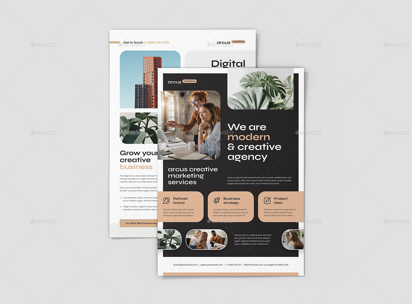 Arcus Creative Flyer Template, Print Templates | GraphicRiver